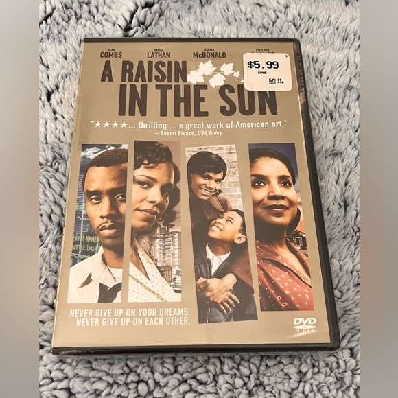 Media | A Raisin In The Sun Dvd 208 Sean Combs Sanaa Lathan Audra ...